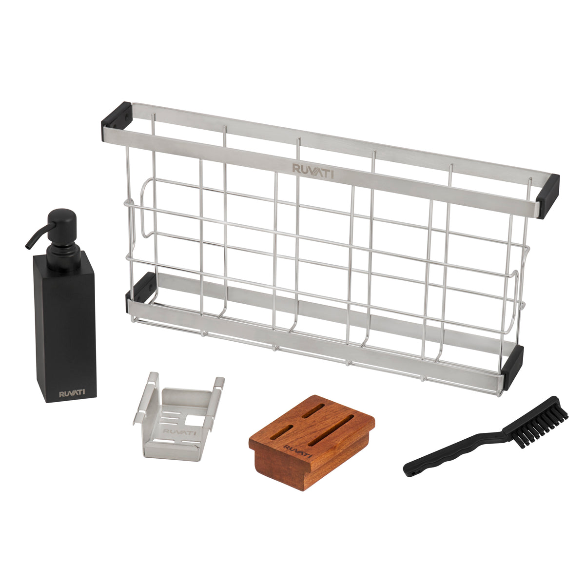 Multifunction Workstation Organizer and Caddy with Soap Dispenser and ...